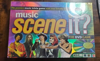 Scene It Music The DVD Game New Sealed 2005 Board Game Music Trivia MTV ...