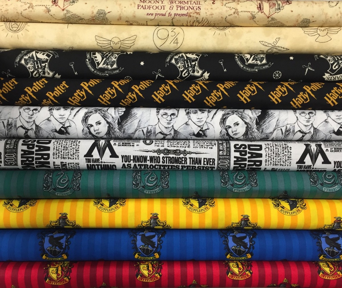 Harry Potter Flannel Fabric Harry Potter Fabric 100% Cotton Official