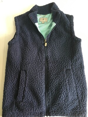 Royal Robbins Vest Womens Medium Navy Blue Cotton Polyester Sherpa ...