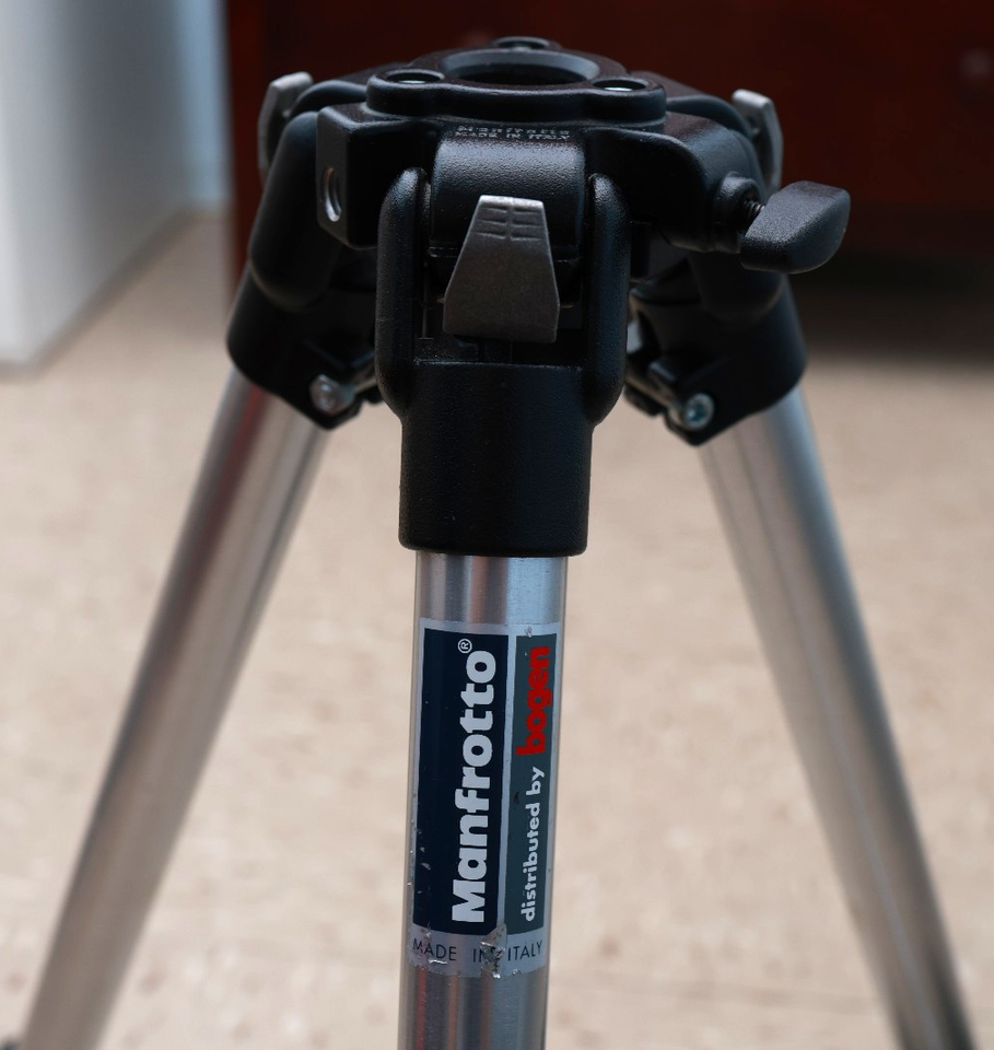 Manfrotto Bogen 3030 3-Way Head + Manfrotto 3001 Tripod Aluminum — "No ...