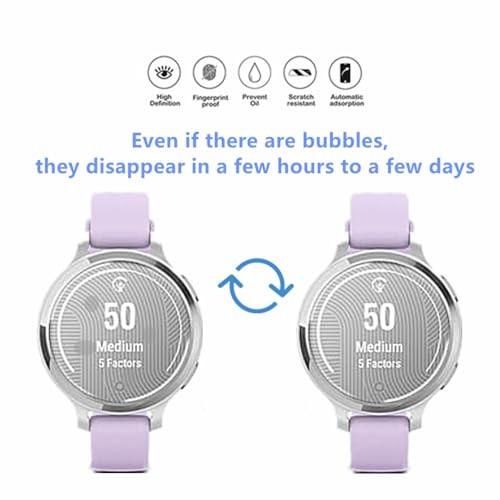 Screen Protector Compatible for Garmin Lily 2 Active Smartwatch, TPU HD ...