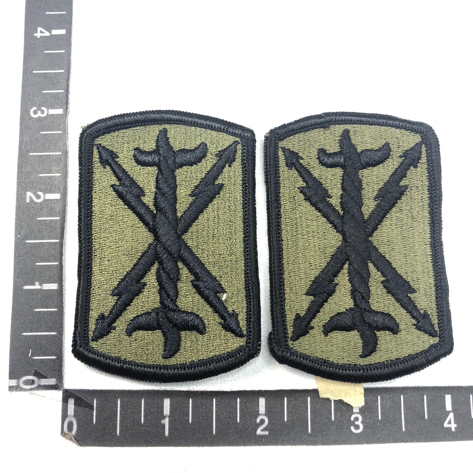 2 Military Patches ARMY Subdued Patch Lot Of 2 17th Artillery Brigade ...