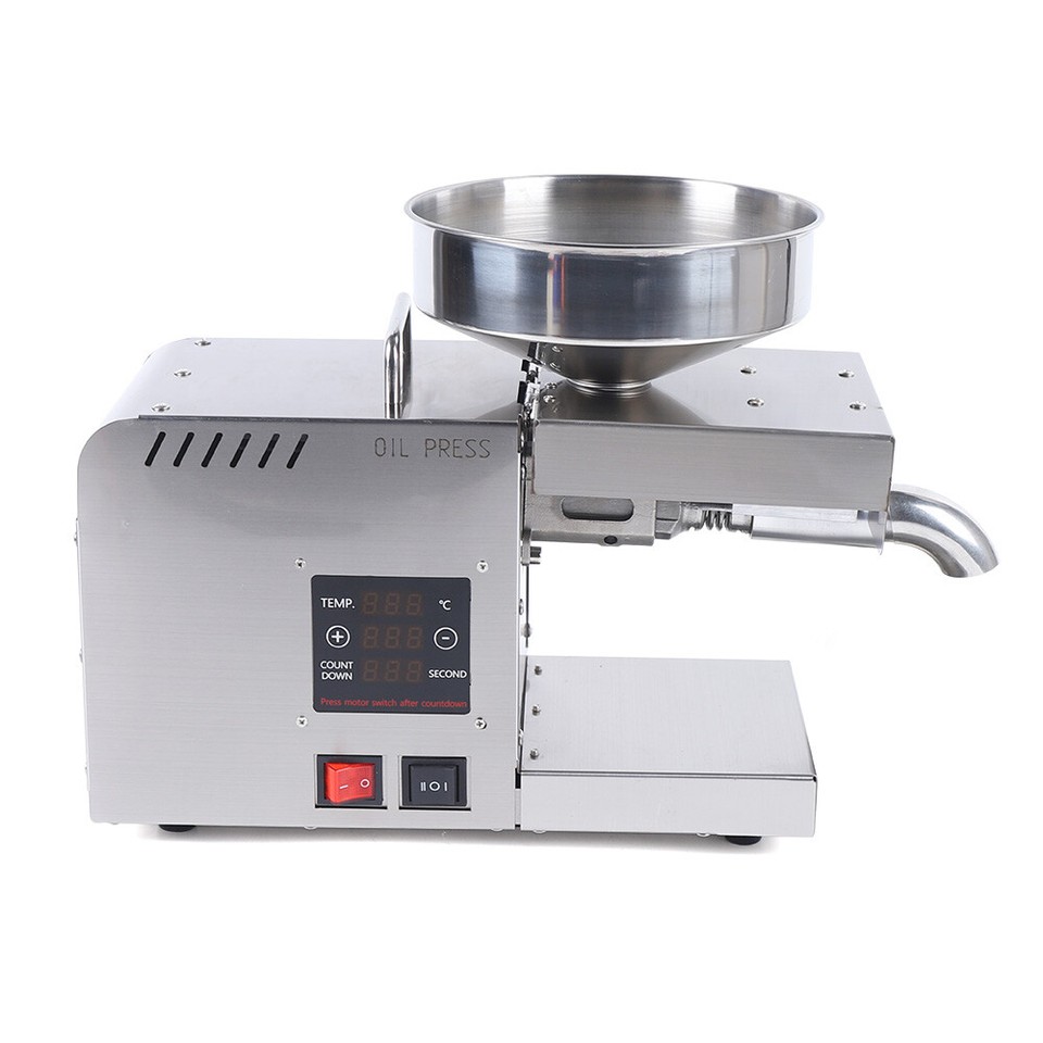 Oil Press Machine Automatic Oil Extractor Hot Cold Oil Presser ...