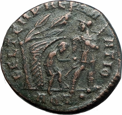 CONSTANS Authentic Ancient 347AD Genuine Roman Coin Soldier i80011 | eBay