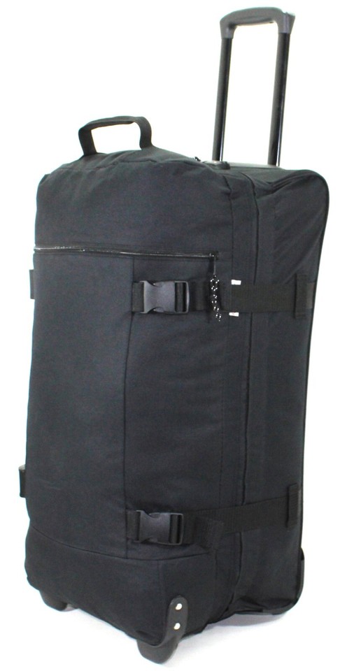 Wheeled Holdall Trolley Split Suitcase Duffle Travel Bag Roller Luggage ...