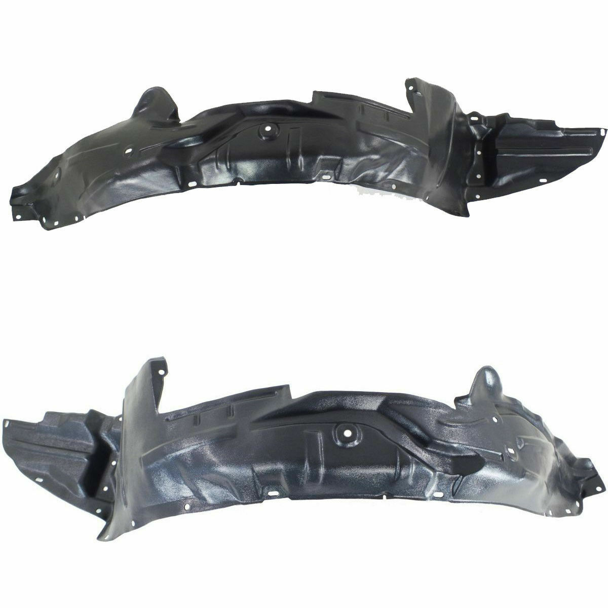 New Set of 2 LH & RH Side Front Inner Fender Splash Shield Liner Fits ...