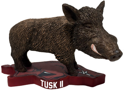 Tusk II Arkansas Razorbacks Live Mascot Bobblehead NCAA | eBay