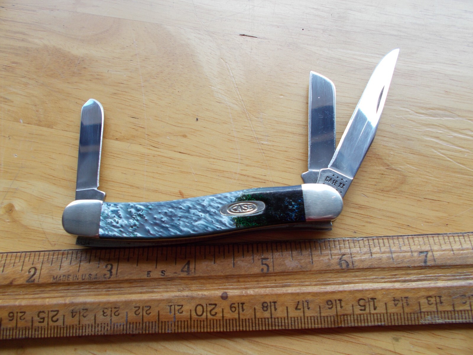 Case XX 9318 Medium Stockman Knife Stainless Steel Blades Corelon ...