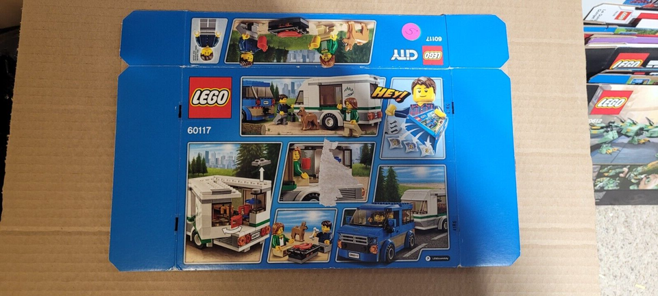 60117 LEGO City Van & Caravan (250 Pcs, Box, Instr, Minifigs) | eBay