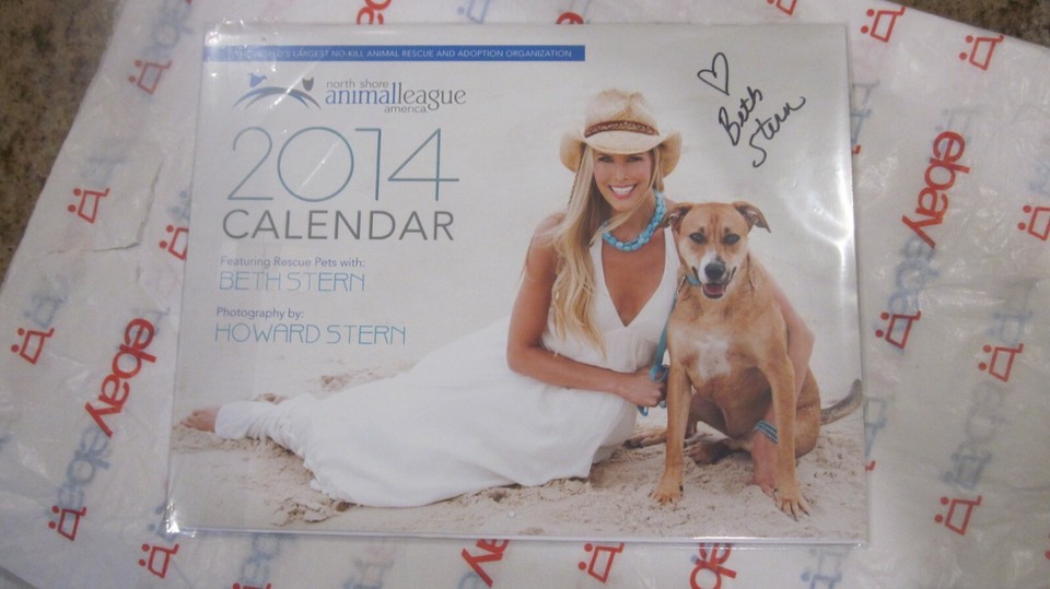HOWARD STERN/BETH O 2014 NORTH LEAGUE ANIMAL LEAGUE SIGNED/AUTOGRAPHED ...