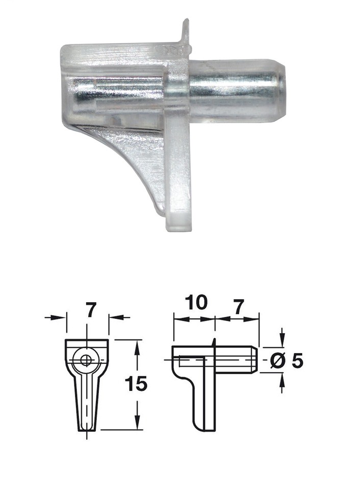 5mm Shelf Pins Studs Supports Kitchen Cabinets Shelves, CHOOSE TYPE ...