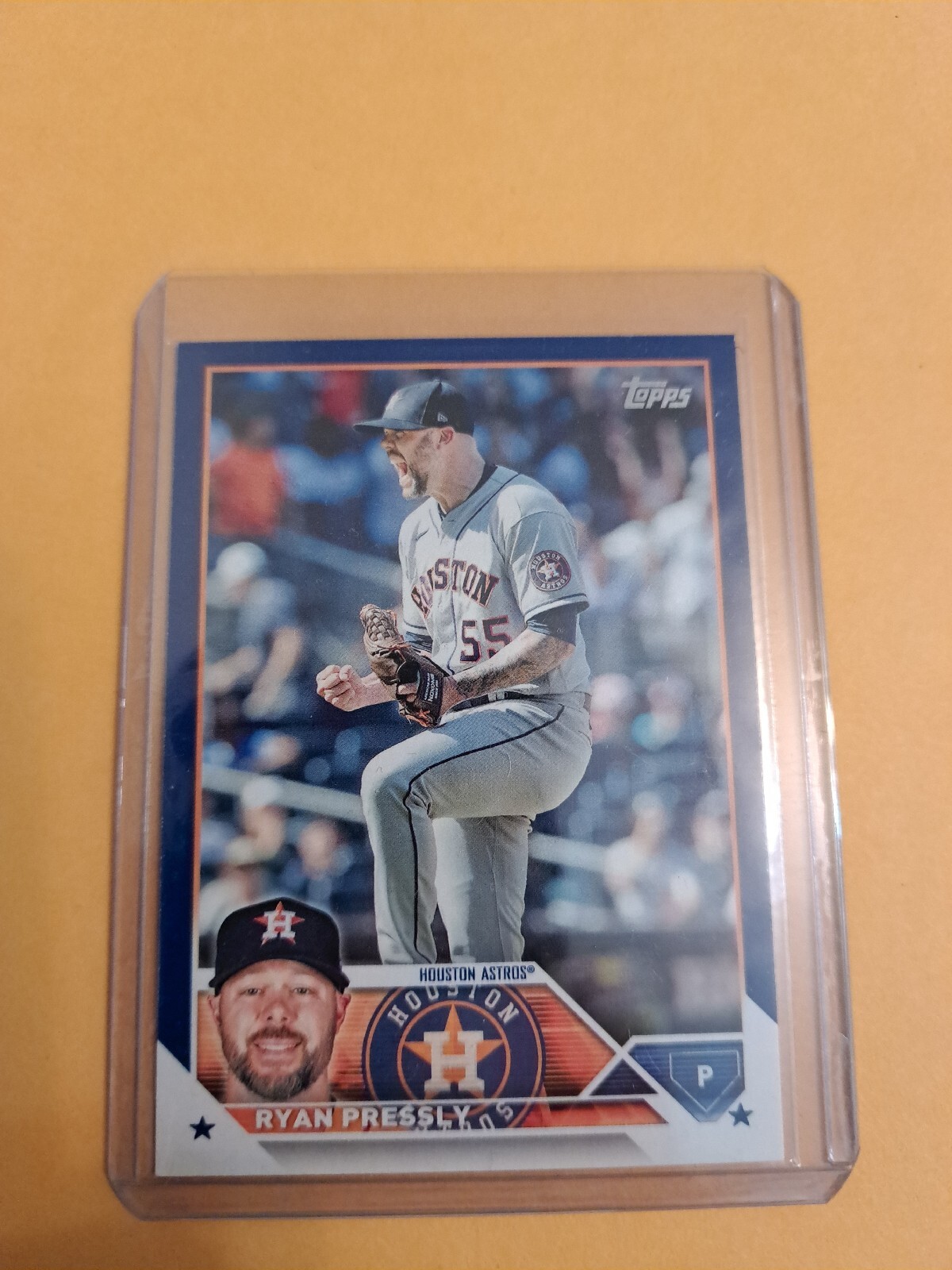 2023 Topps Series 1- Ryan Pressly Royal Blue Parallel- Houston Astros ...