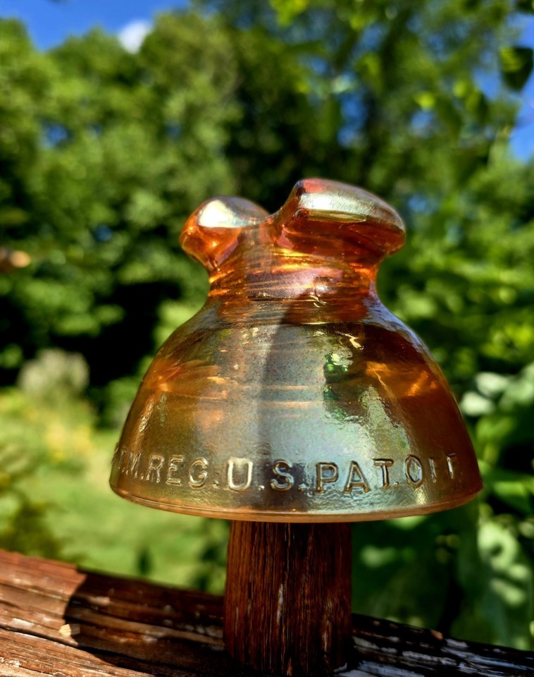 Corning Pyrex Carnival Glass Insulator | eBay