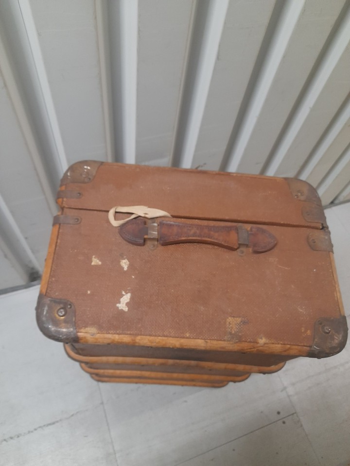 Steamer Trunk XL Large Wooden (Travel Storage Original Tray). | eBay UK