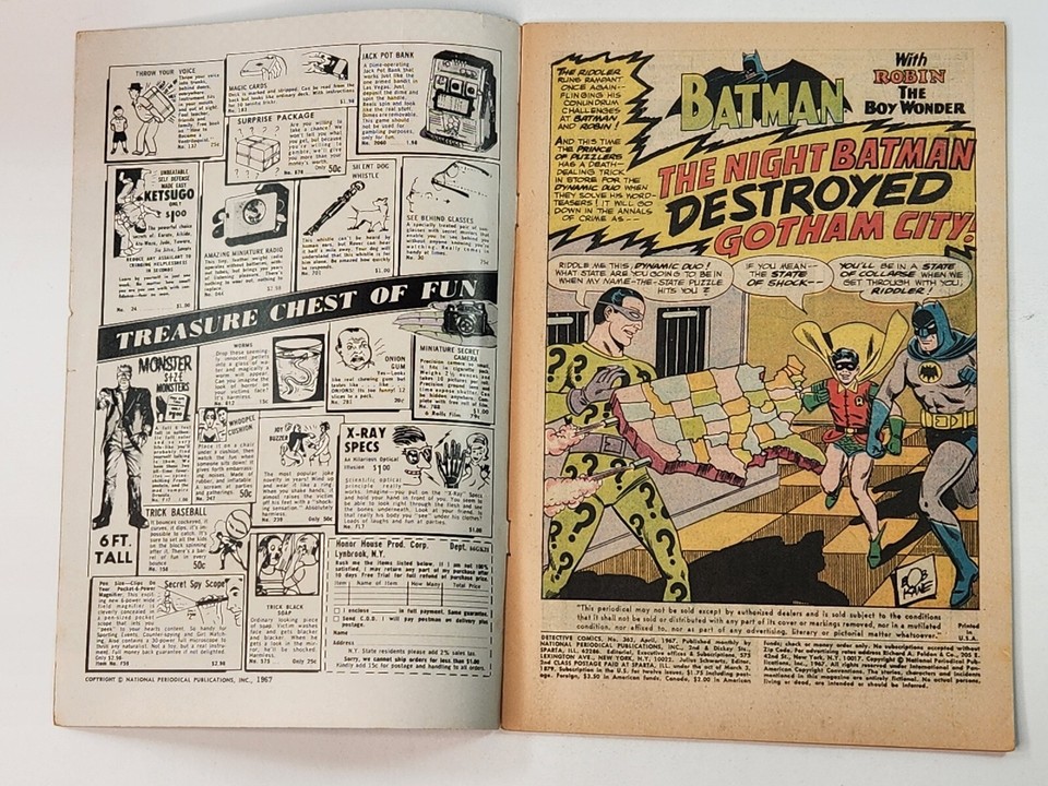 Detective Comics 362 DC Comics Batman Elongated Man Silver Age 1967 | eBay