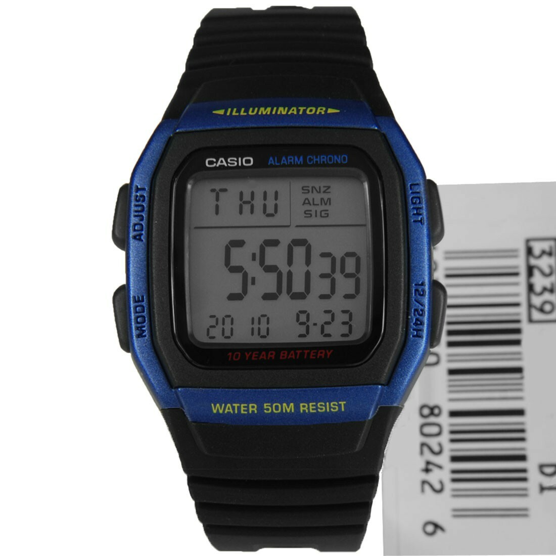 Casio W-96H-2A New Sport Digital Mens Watch Multifunction 10 Year ...