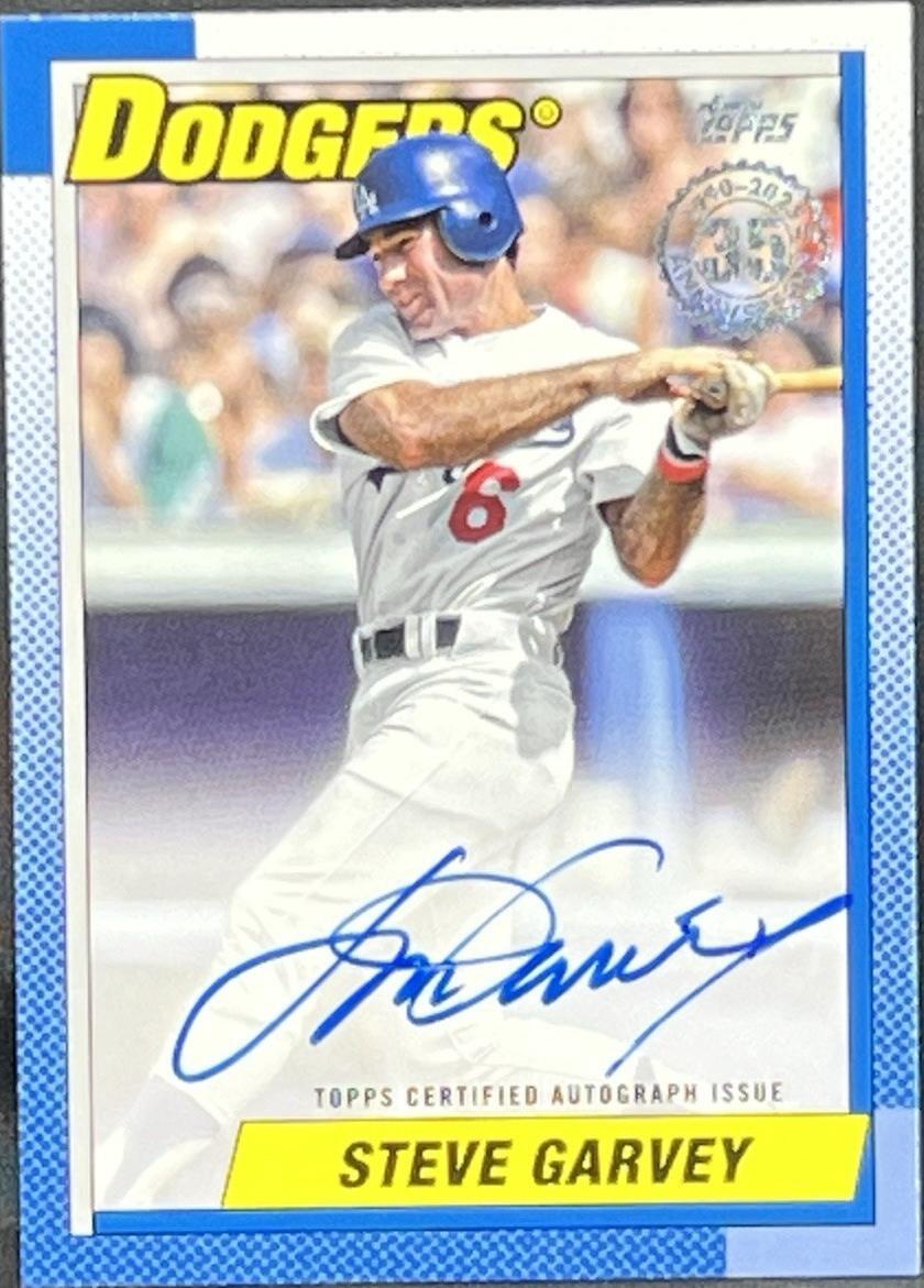 2025 Topps Series 1 - 1990 Topps Baseball Autographs Steve Garvey #90A-SGA (AU) for sale online ...