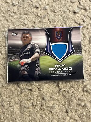 2015 Topps MLS Nick Rimando Jersey Relic /85 LEGEND USA | eBay