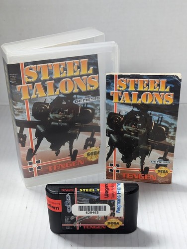 Steel Talons Sega Genesis Authentic Game Complete Tested Rental Case | eBay