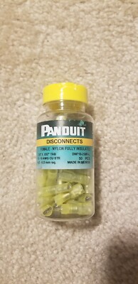 PANDUIT - Spade 12-10 AWG Female Nylon Fully Insulated - DNF10-250FI-L ...