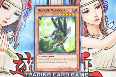 Yugioh Backup Warrior BP01-EN159 1st Edition Common | eBay