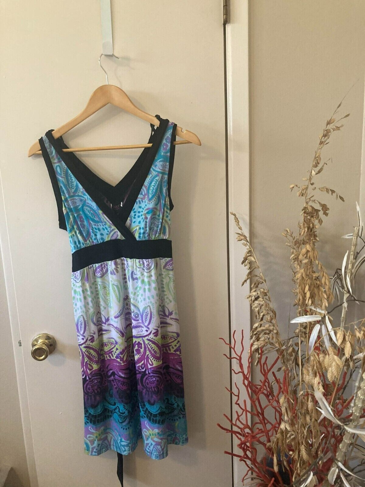 Wrapper Sleeveless Medium Sundress | eBay