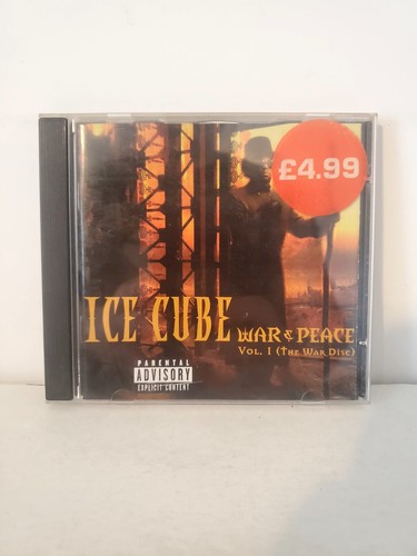 Ice Cube "War & Peace Vol. 1" CD (UK/EU Pressing), (European Import ...