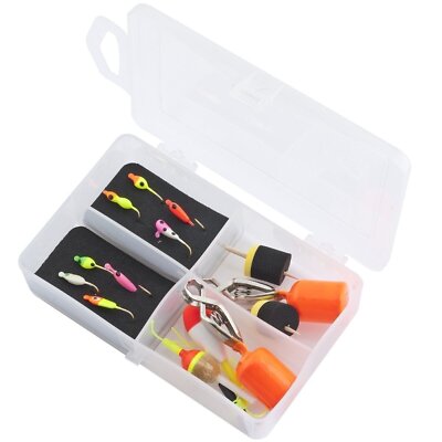Celsius GPK-1 Ice Panfish Kit Multi Lures Tackle Box Fishing 30pc Set ...