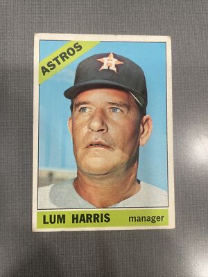 LUM HARRIS 1966 Topps #147 Baseball Card Houston Astros VG+ | eBay