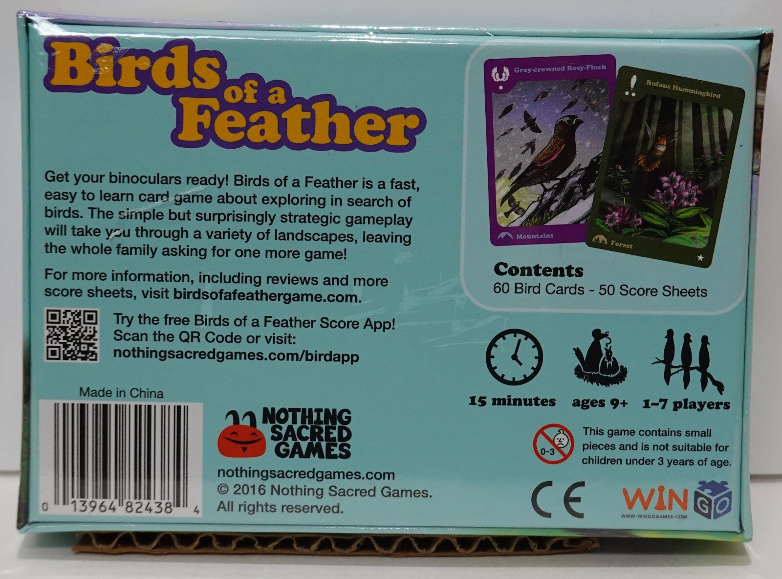 Birds of a Feather card game. A bird chasing adventure 2016 Brand new ...