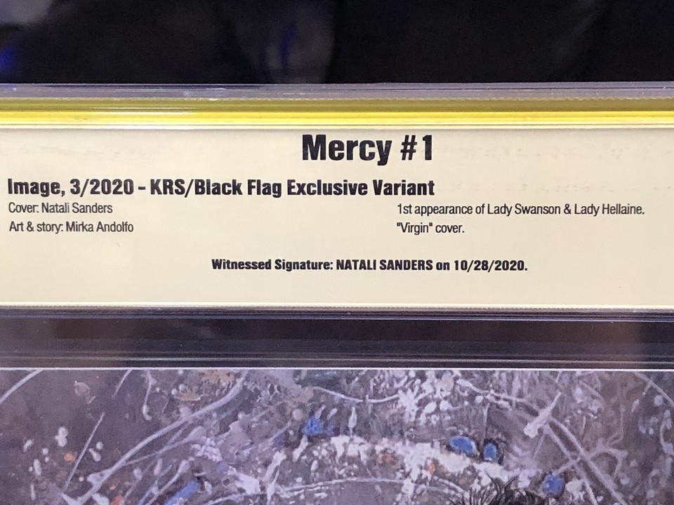 Image Comics , Mercy #1 Natali Sanders Signed CBCS 8.5 | eBay