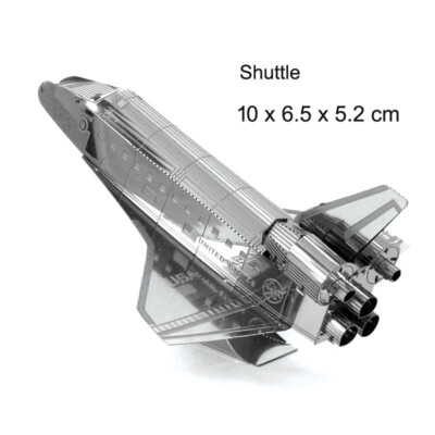 3D Metal Puzzle Shuttle Model DIY Kits Assemble Jigsaw Toys Children ...