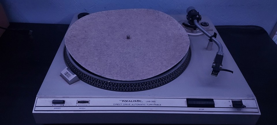 Realistic Lab-395 Direct Drive Turntable - Working Used w/ No Dust ...
