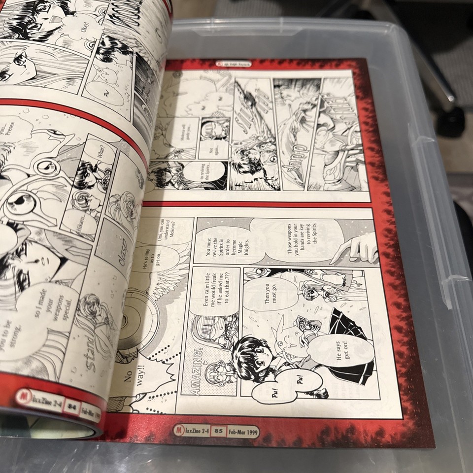 MIXX ZINE Issue 2-4 Feb-March 1999 Anime Manga U.S. Debut Of Sorcerer ...