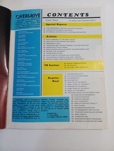 April 1980 OVERDRIVE MAGAZINE | eBay