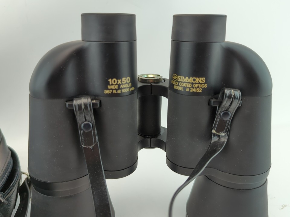Simmons Model 24152 Binoculars - 10x50 Wide Angle 367ft at 1000yds | eBay