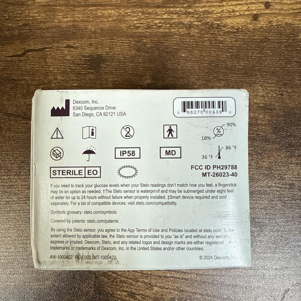 Stelo Glucose Biosensor Kit - 1 Kit. By Dexcom. Exp. 10/31/26 | eBay