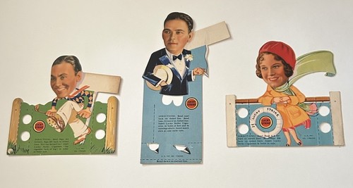 C 1930 Lot 3 Lucky Strike Bridge Tally Favors Movie Star Ginger Rogers ...