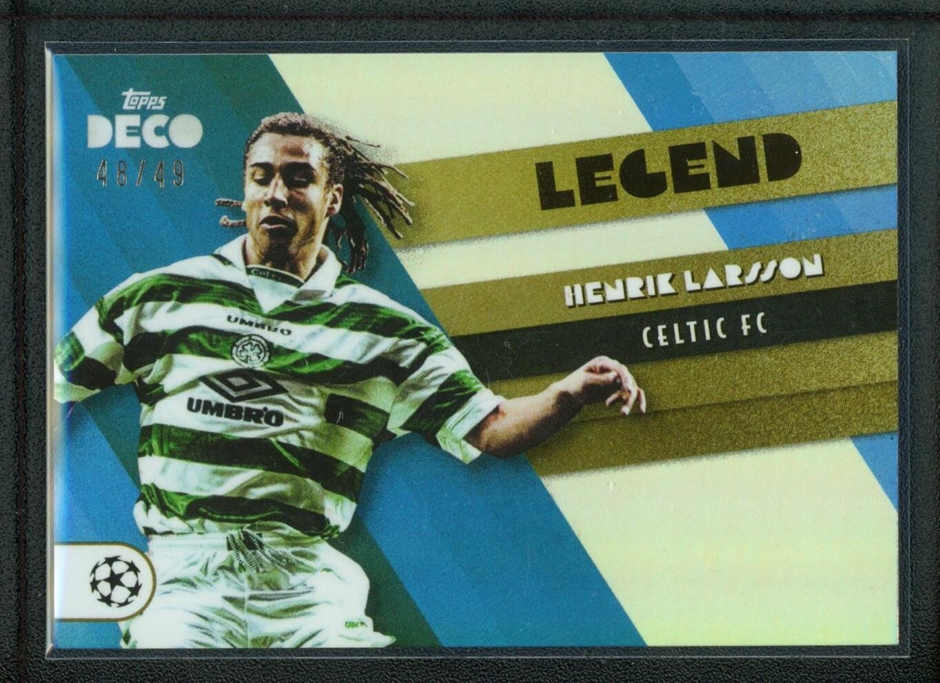 2022 HENRIK LARSSON 48/49 TOPPS DECO LEGEND UEFA CHAMPIONS LEAGUE | eBay