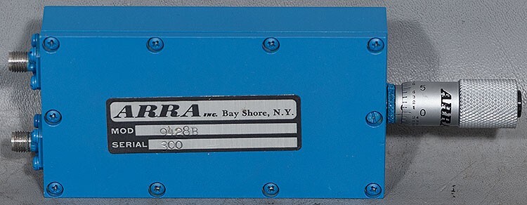 ARRA 9428B DC-18 GHz 30°/GHz SMA Micrometer Driven Phase Shifter | eBay