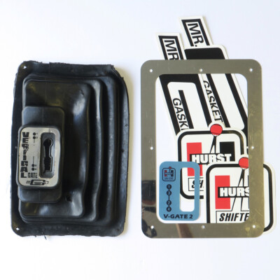 HURST V Gate Vertical Gate 4 Speed Drag Race Shifter Boot Kit HURST ...