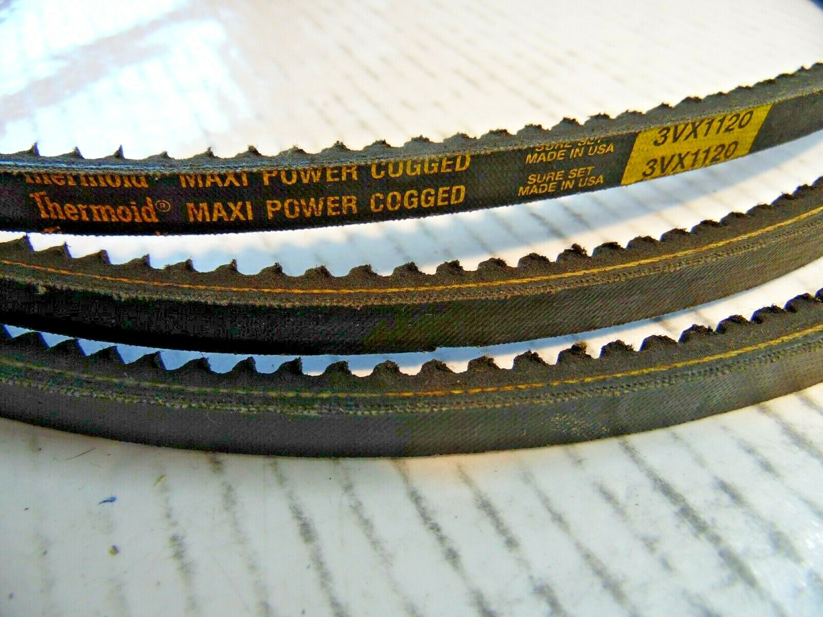 Thermoid MAXI POWER COGGED 3VX1120 Banded Cogged V Belt 3V/8 x 112in OC ...
