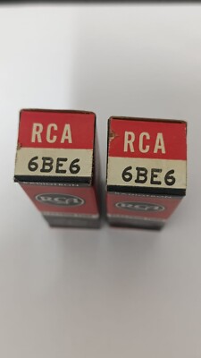 Pair of RCA 6BE6 vacuum tube NOS NIB | eBay