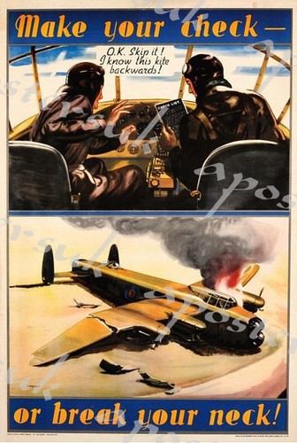 World War 2 Bomber Command RAF Safety Poster A3/A4 Print | eBay
