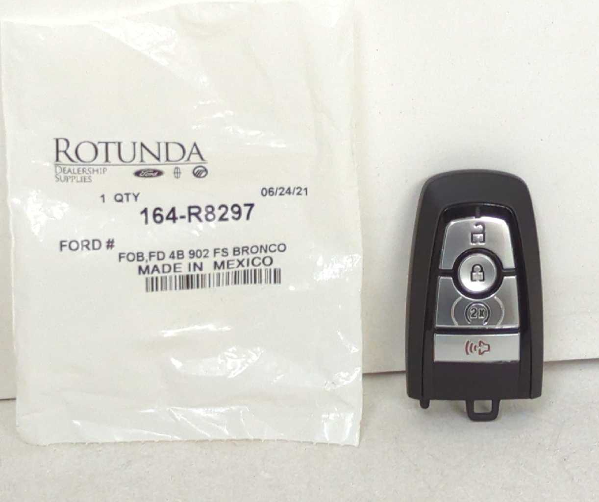 2021-2024 Ford Bronco OEM Genuine PEPS Remote Start FOB 164-R8297 ...