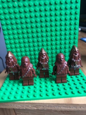 X5 LEGO Star Wars Wookies! sw0132 & sw0011 2005 Wookies. Minifigures ...