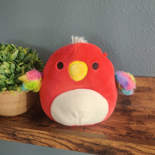 Squishmallows PACO The PARROT 5" Bird Squad Red Plush Stuffed Animal ...