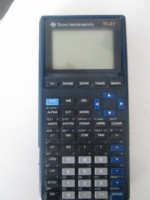 Texas Instruments TI-81 Calculator Education Math Algebra College ...