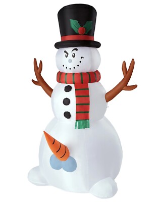 2018 Spencer’s “Snowballs Deep” Inflatable Boner Snowman 6”Feet Adult ...