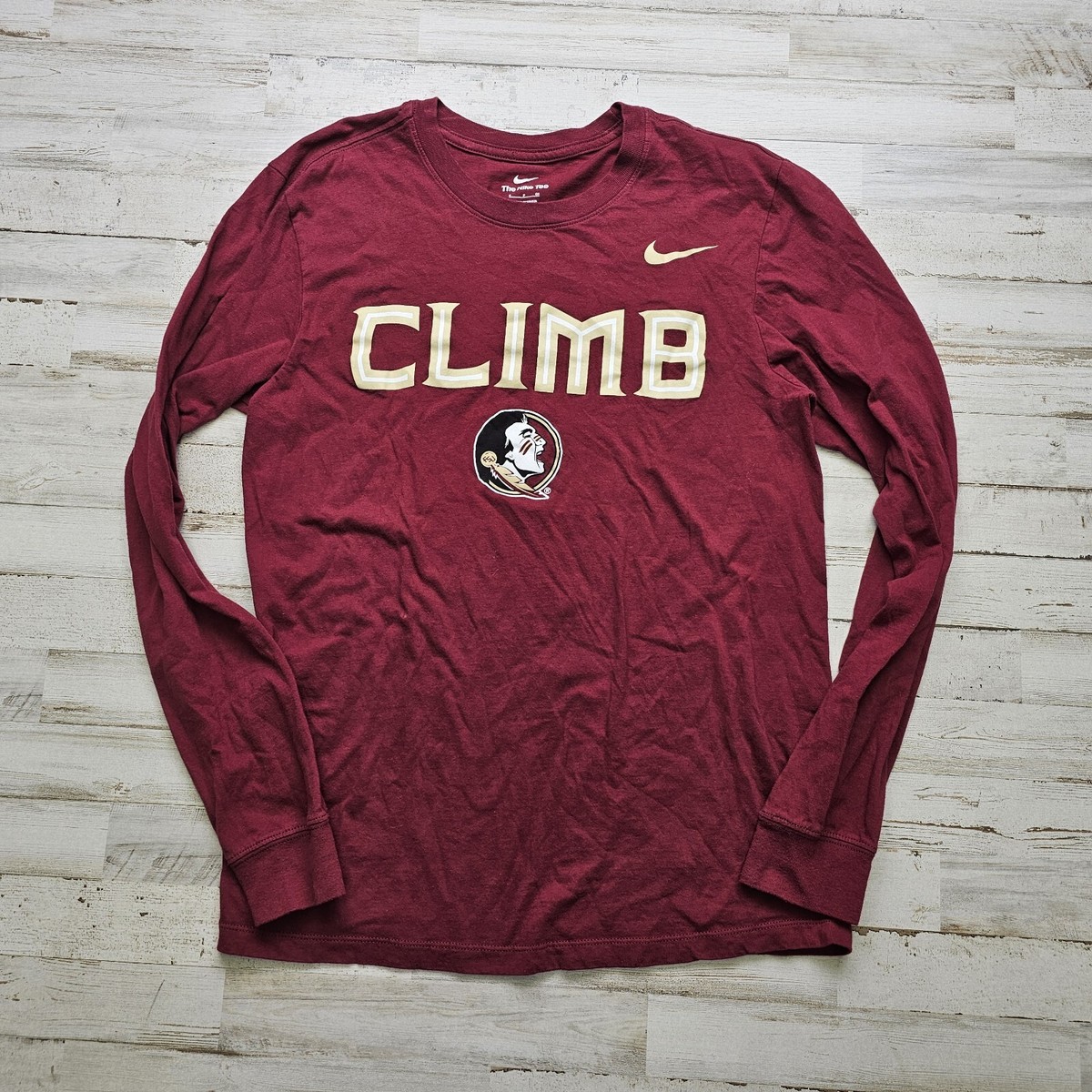Fsu Long Sleeve Shirt Men's Nike Anthracite Florida State Seminoles